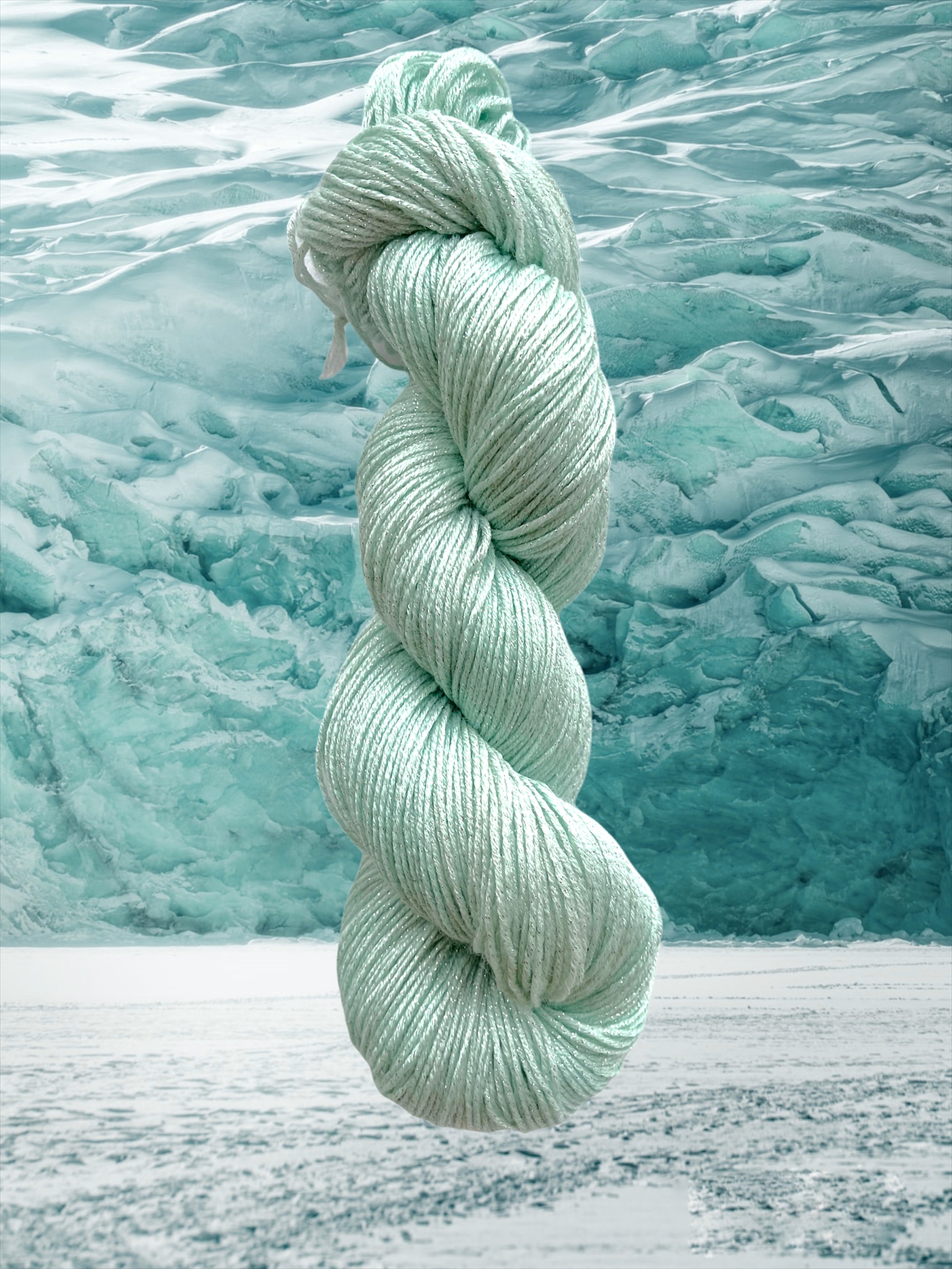 Arctic Frost Sparkle 4 ply - Wizard Yarns